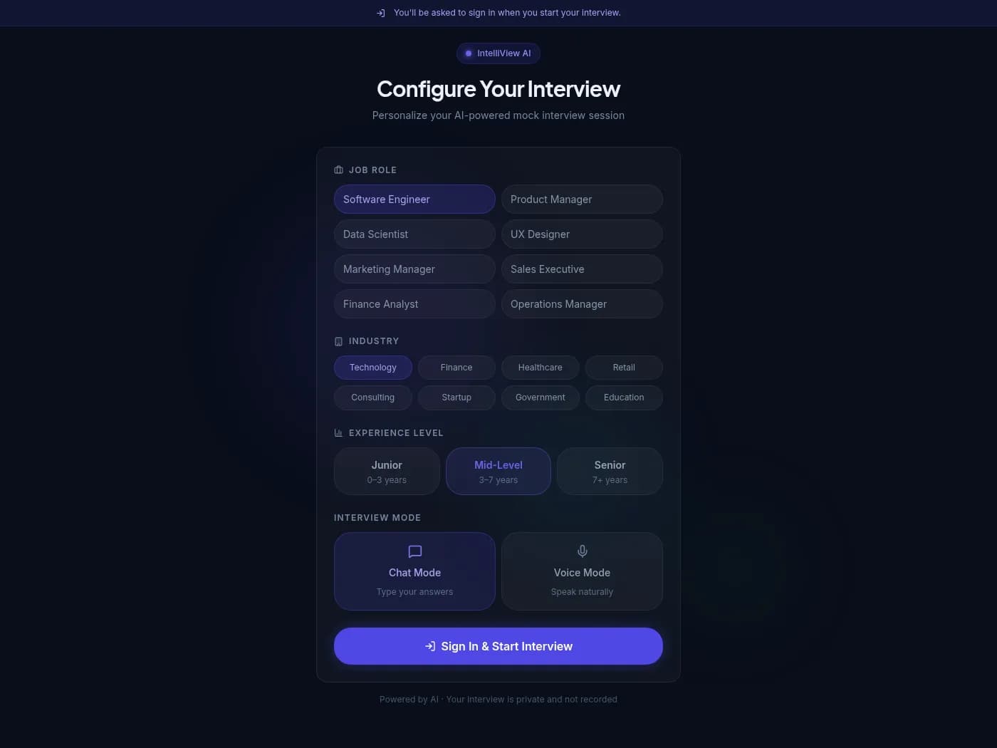 IntelliView Interview AI
