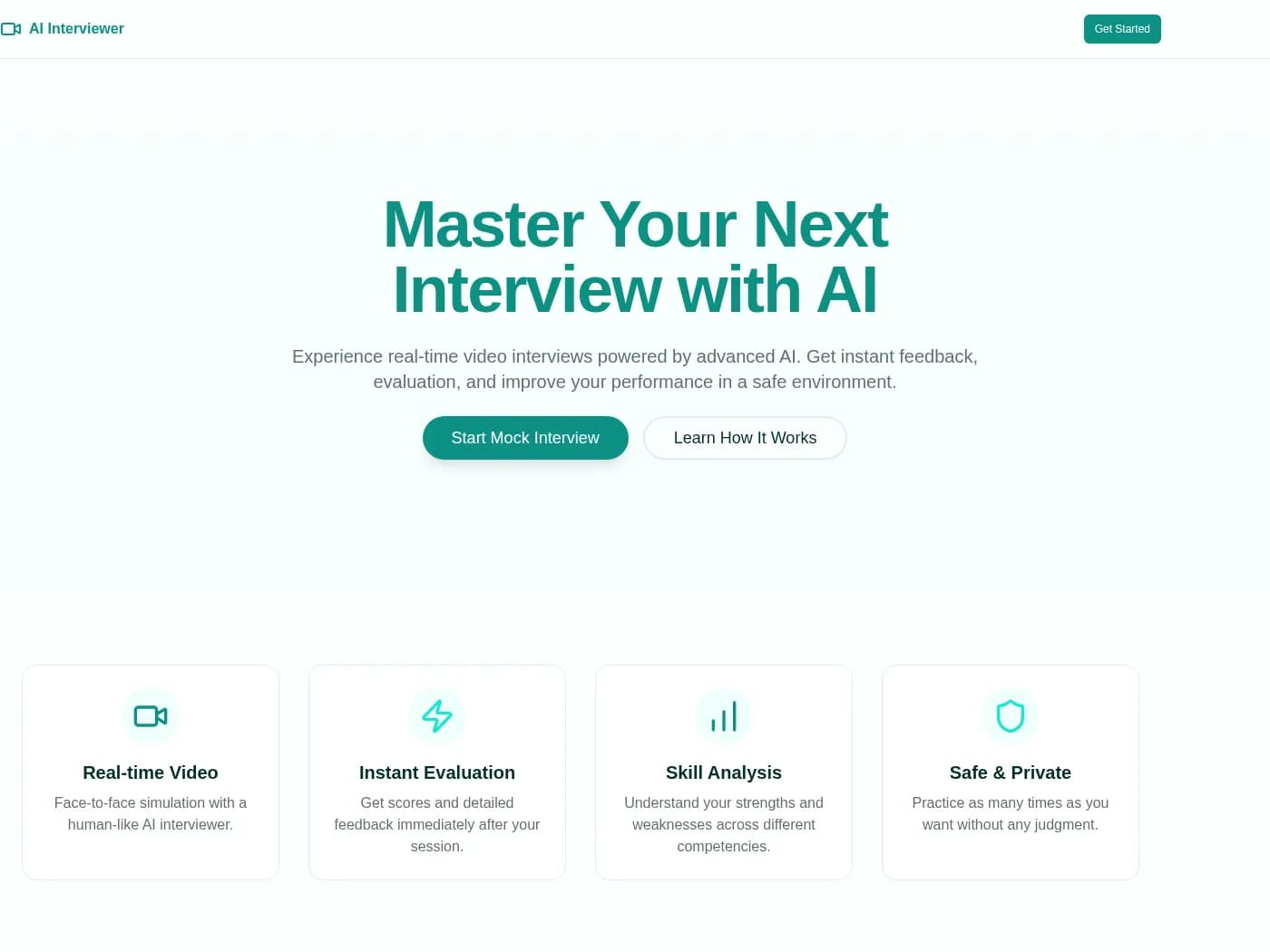 AI Interview Video Platform