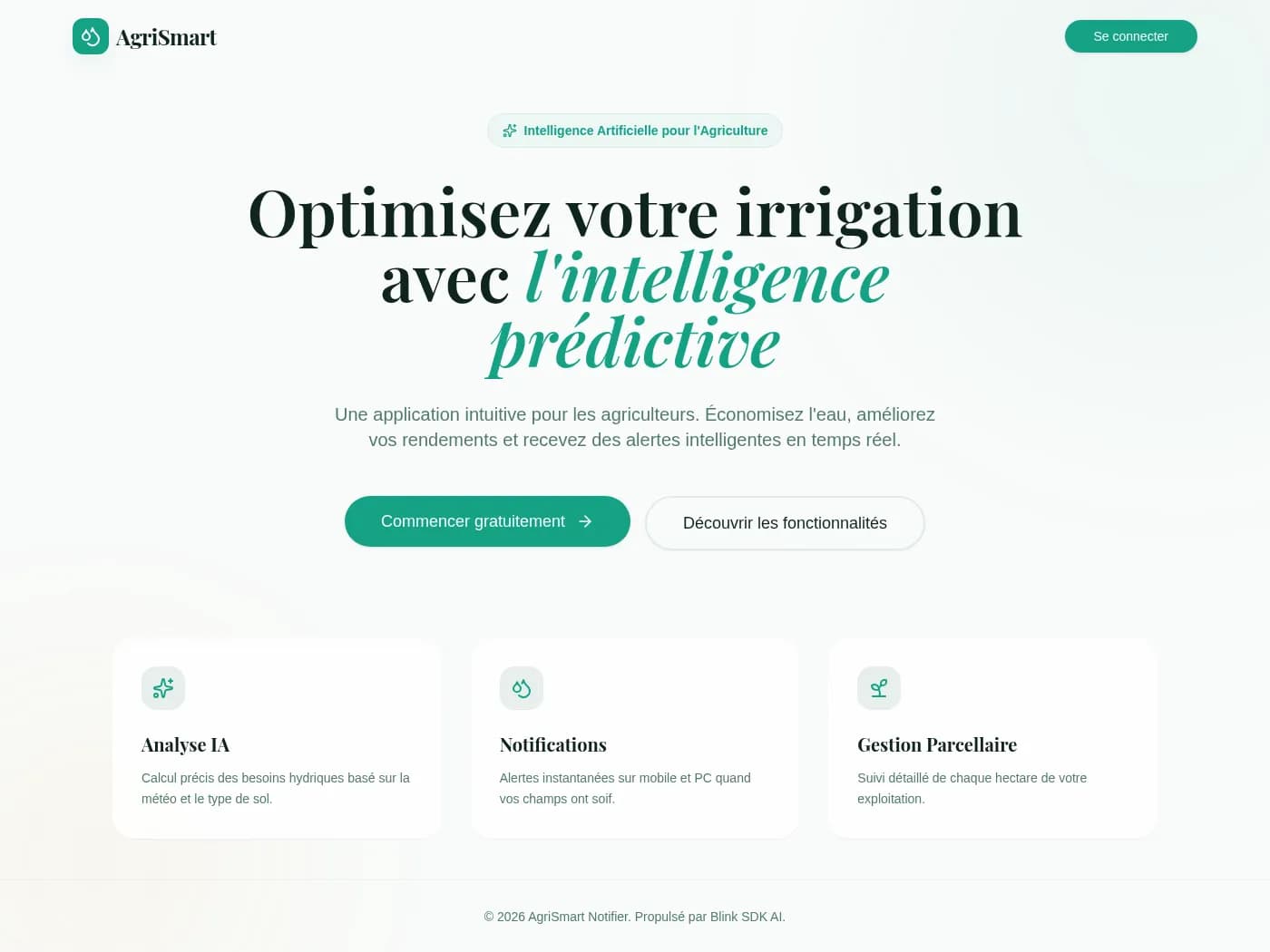 Smart Irrigation Notifier