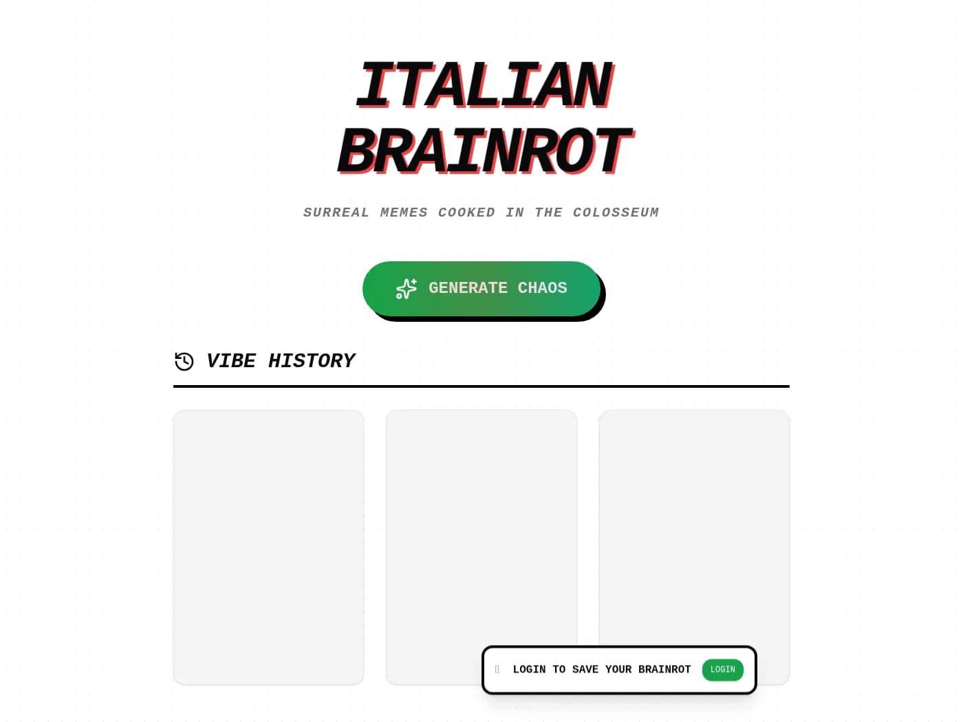 AI Italian Brainrot Video