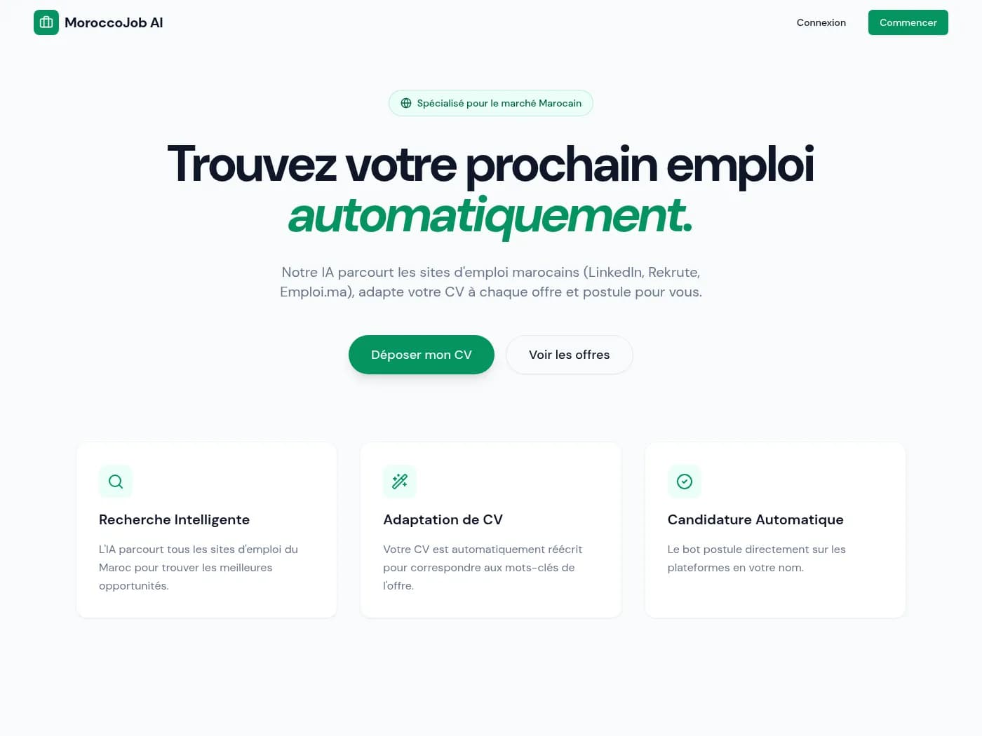 Moroccan Job AI Bot