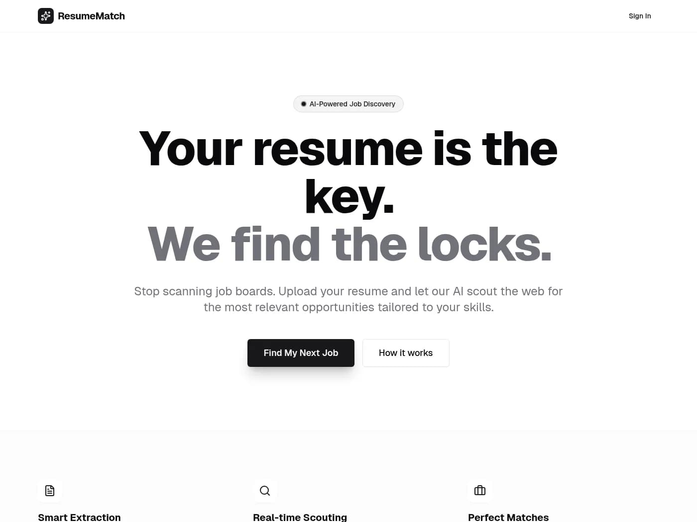 ResumeMatch Job Finder