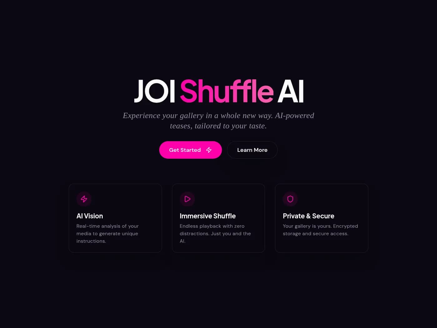 AI JOI Shuffle Gallery
