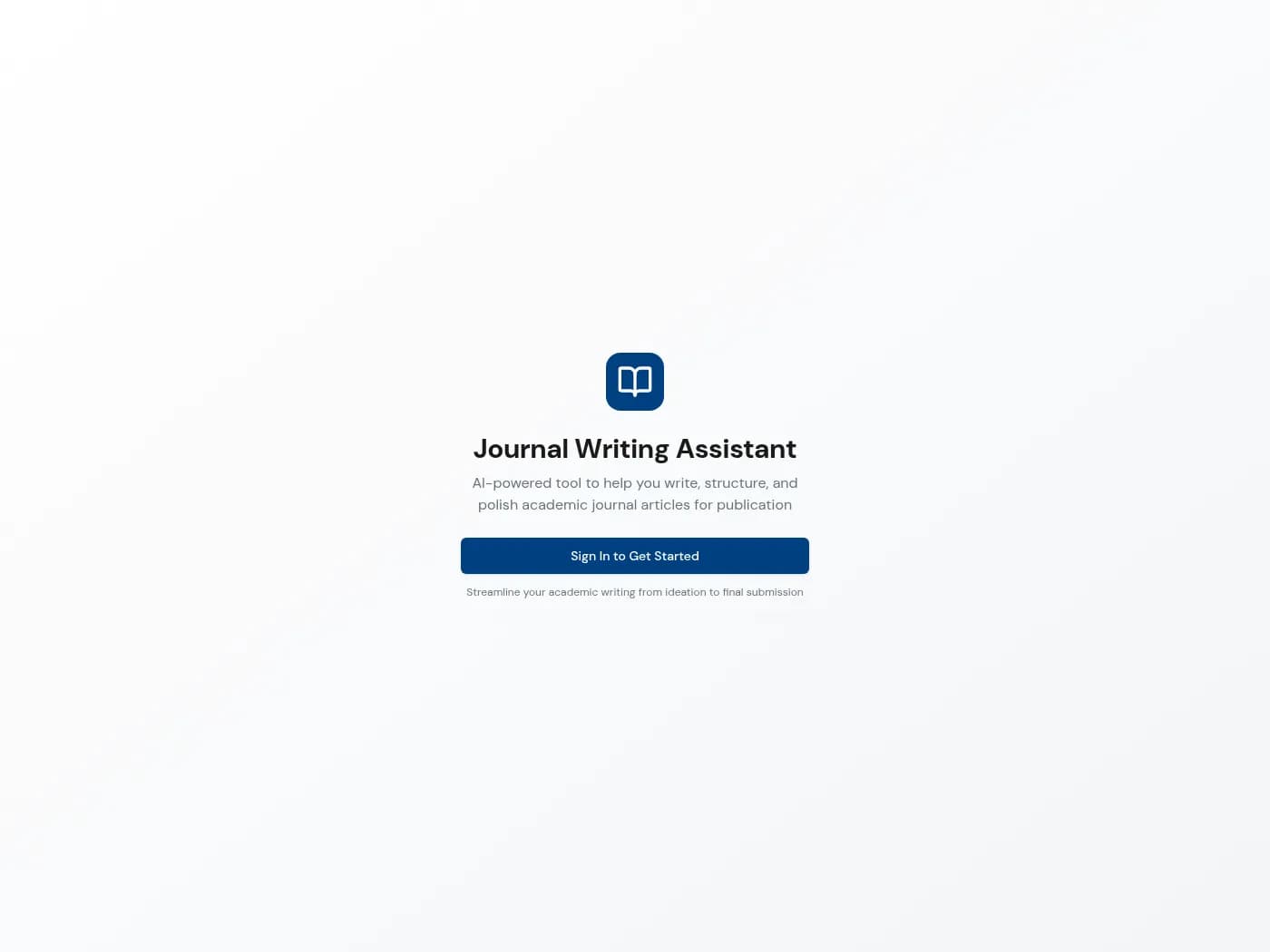 AI Journal Writing Assistant