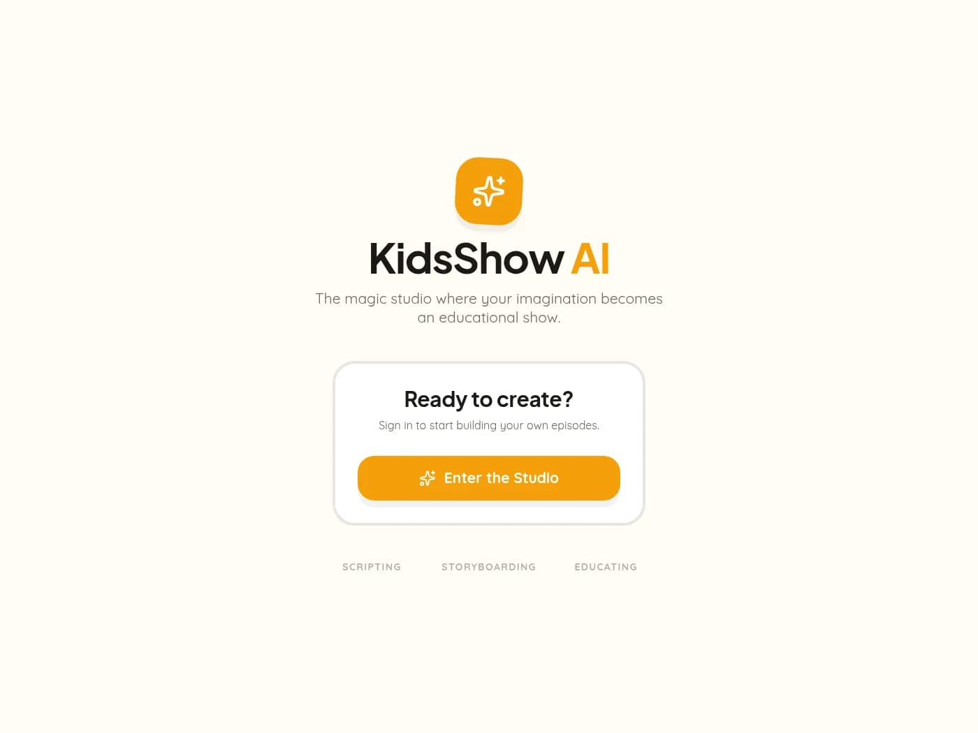 AI Kids Show Creator