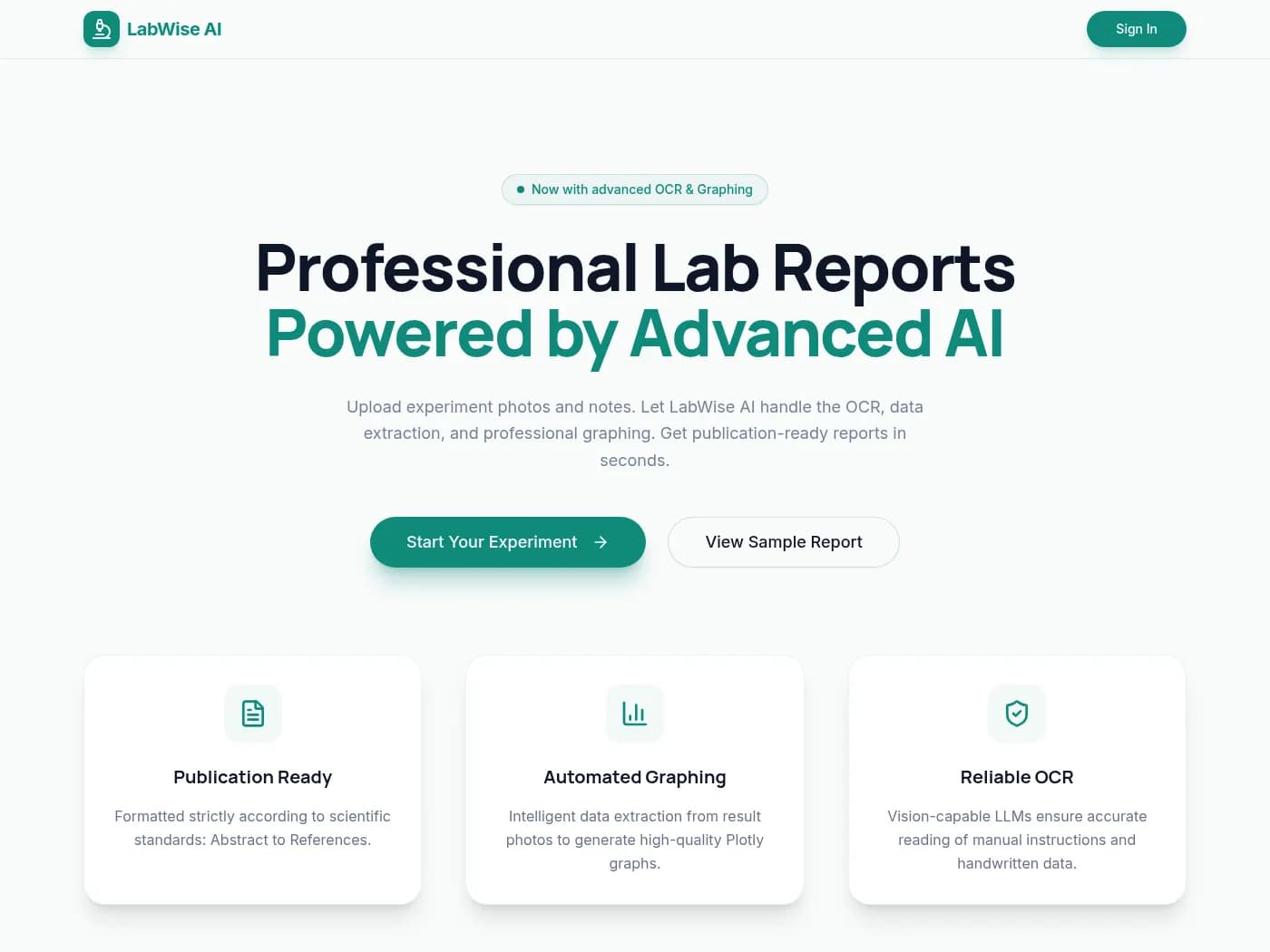 AI Lab Report Writer