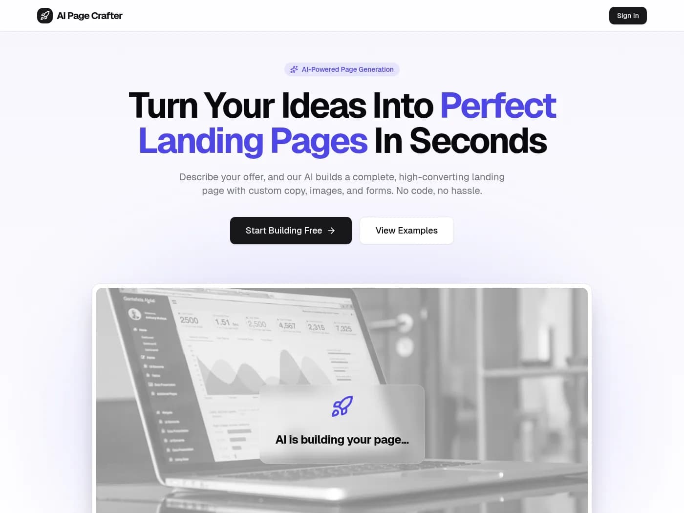 AI Page Crafter