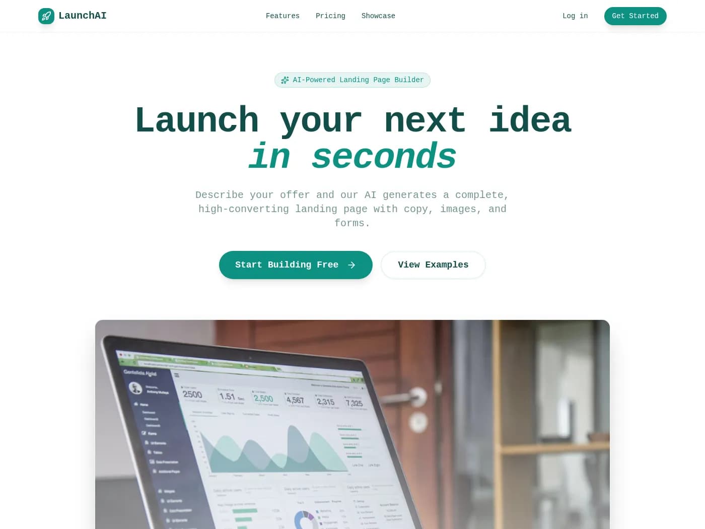 AI Landing Page Builder