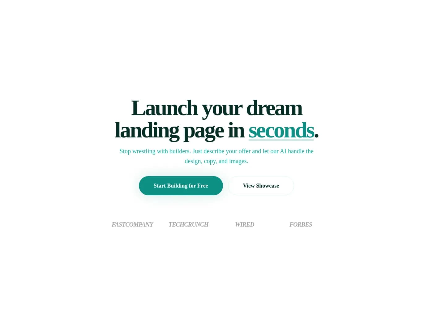 AI Landing Page Maker