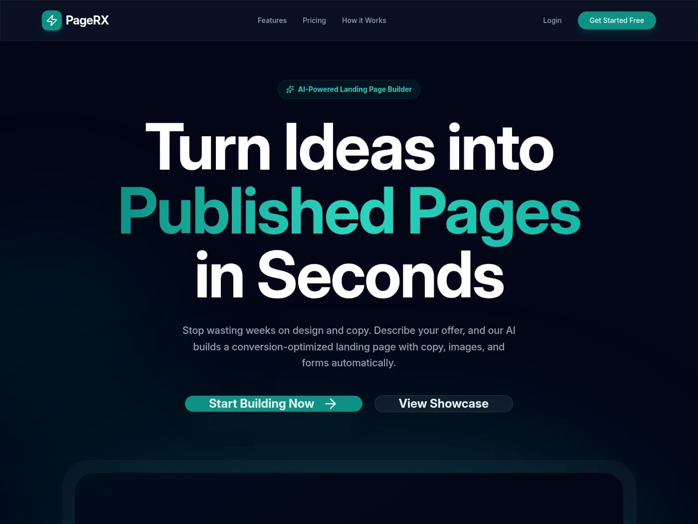 AI Landing Page Builder