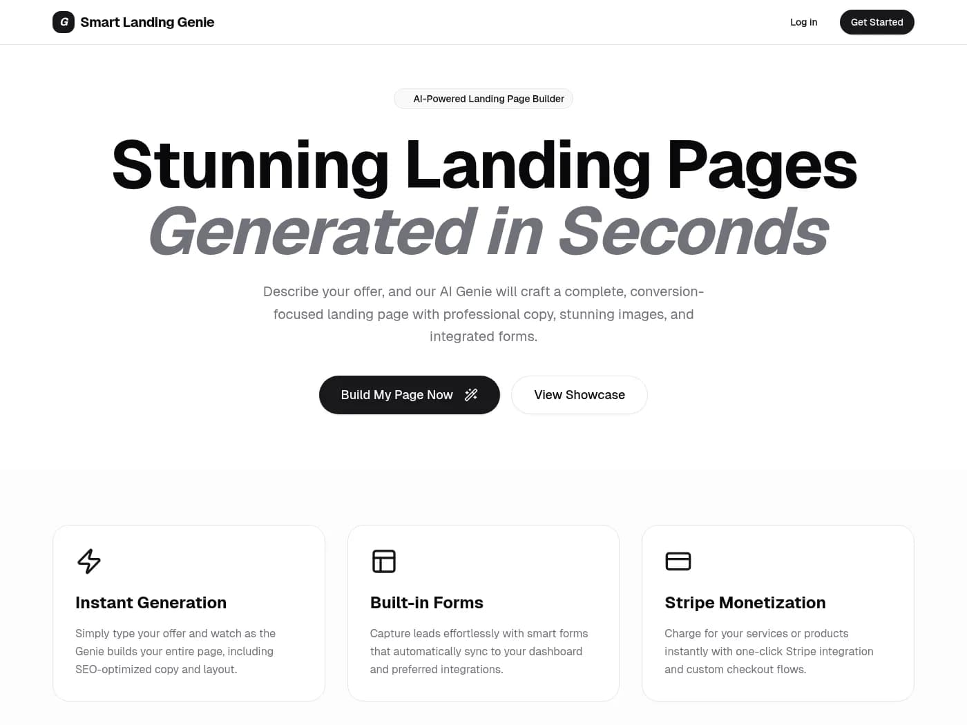 Smart Landing Genie