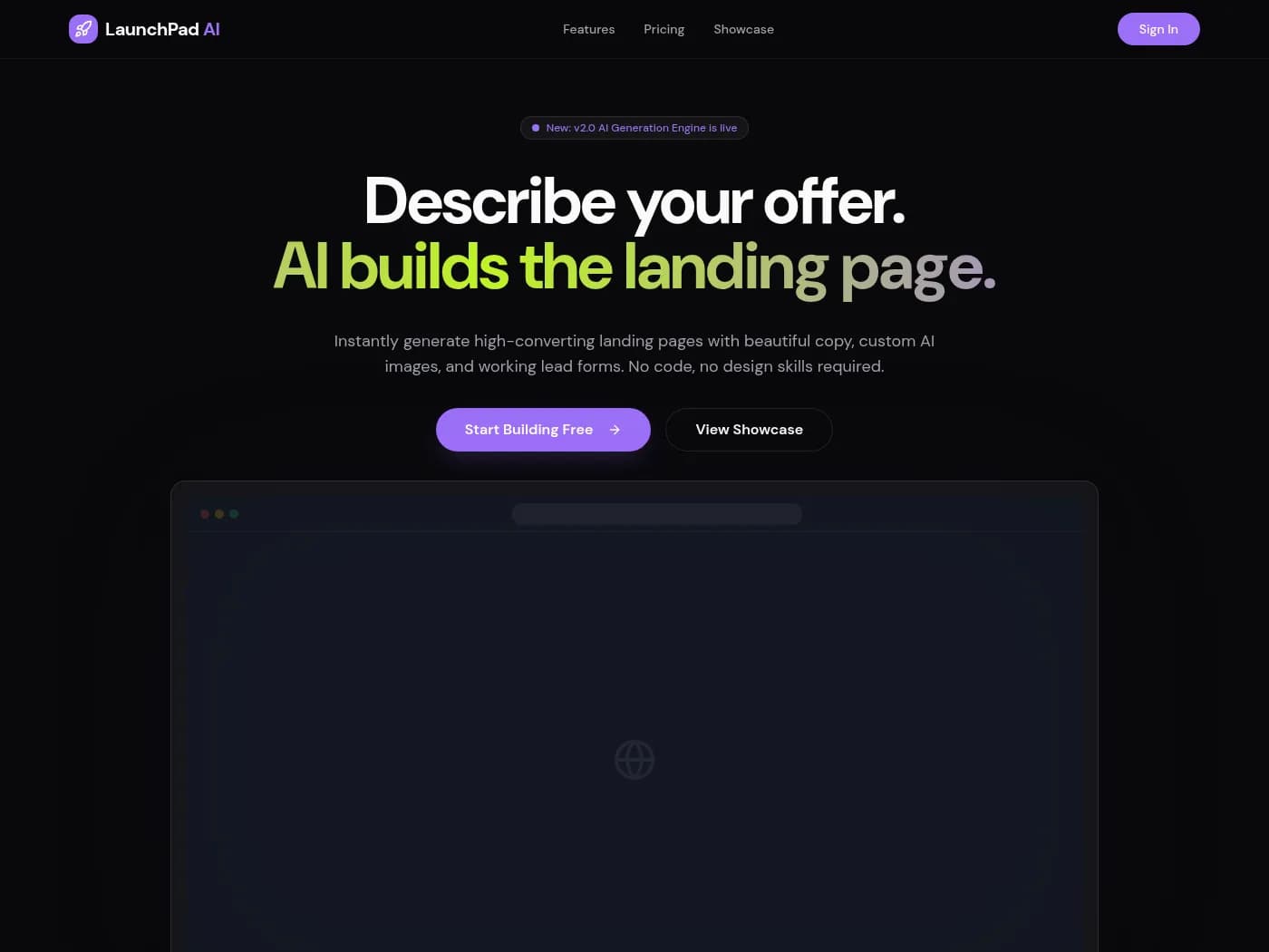 AI Landing Page Builder