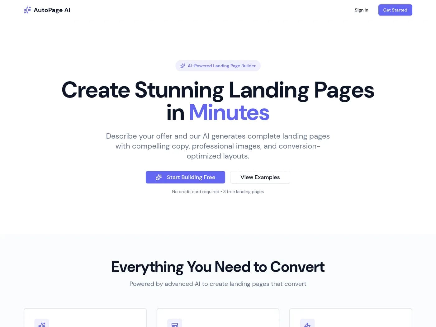 AutoPage AI Builder