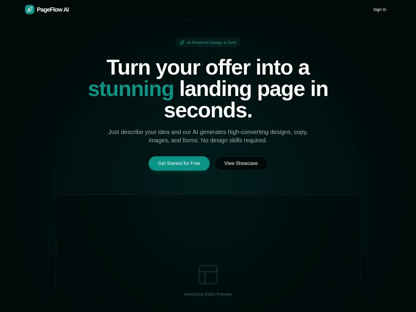 AI Landing Page Maker