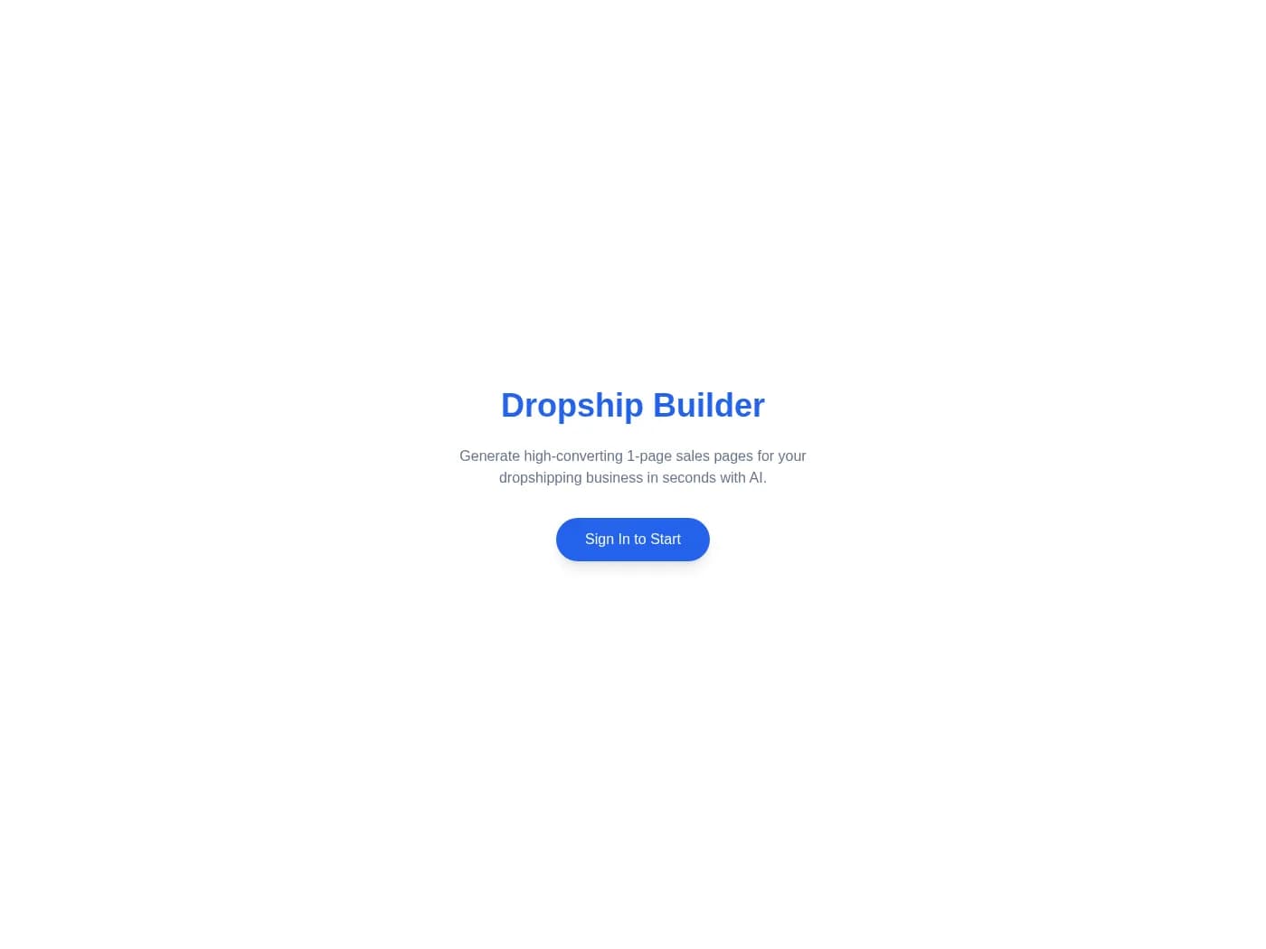 Blink.new Dropship Builder