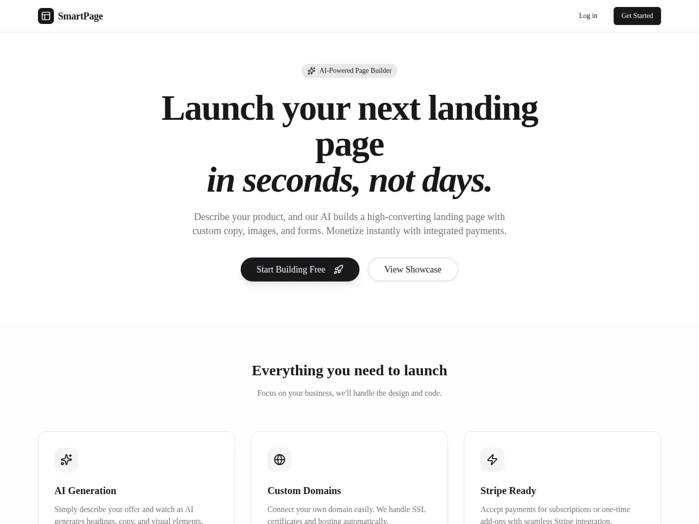 SmartPage Builder