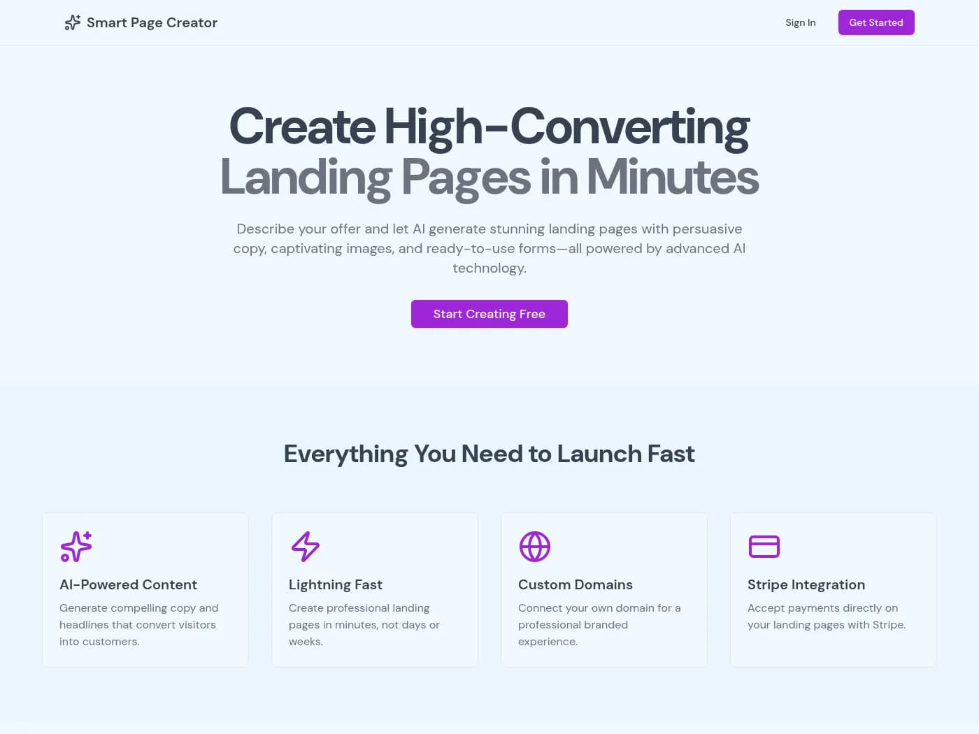 Smart Page Creator
