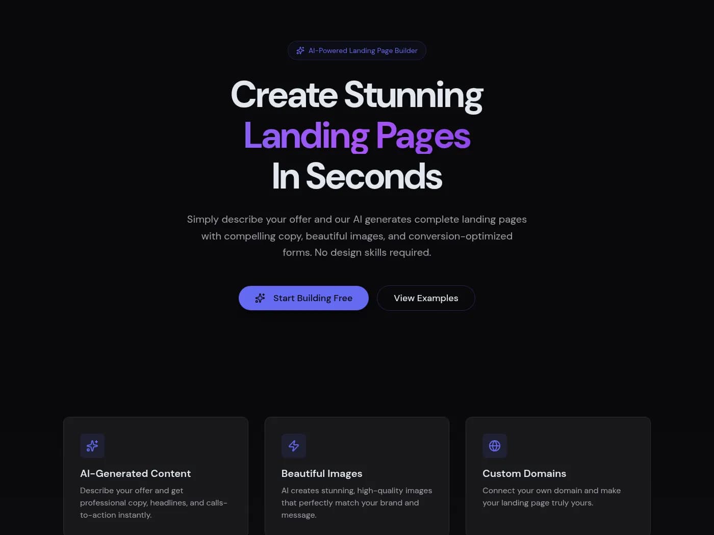 AI Landing Page Studio