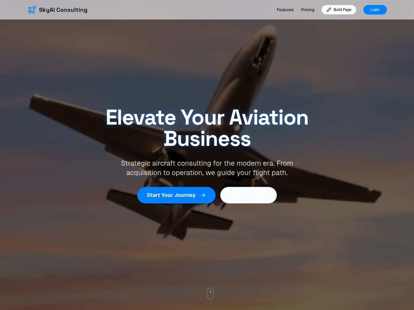SkyAI Landing Page Builder
