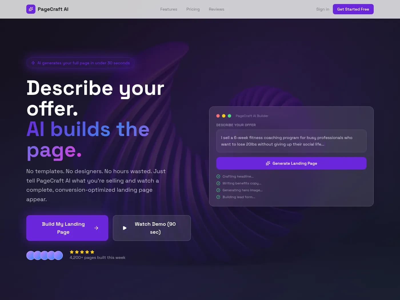 AI Landing Page Maker