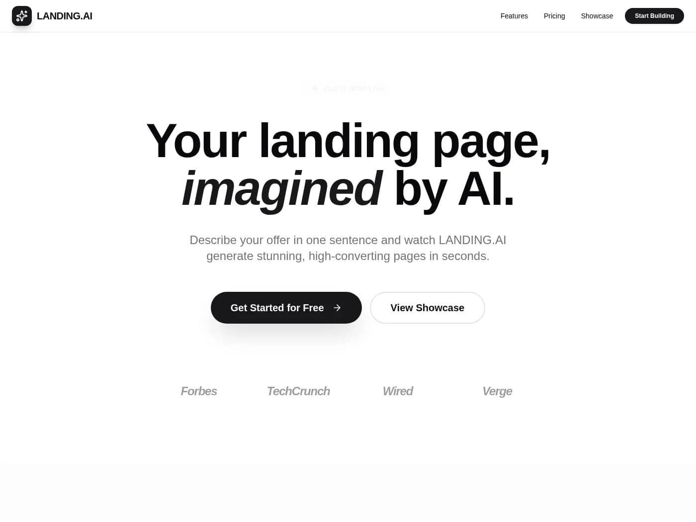 AI Landing Page Builder