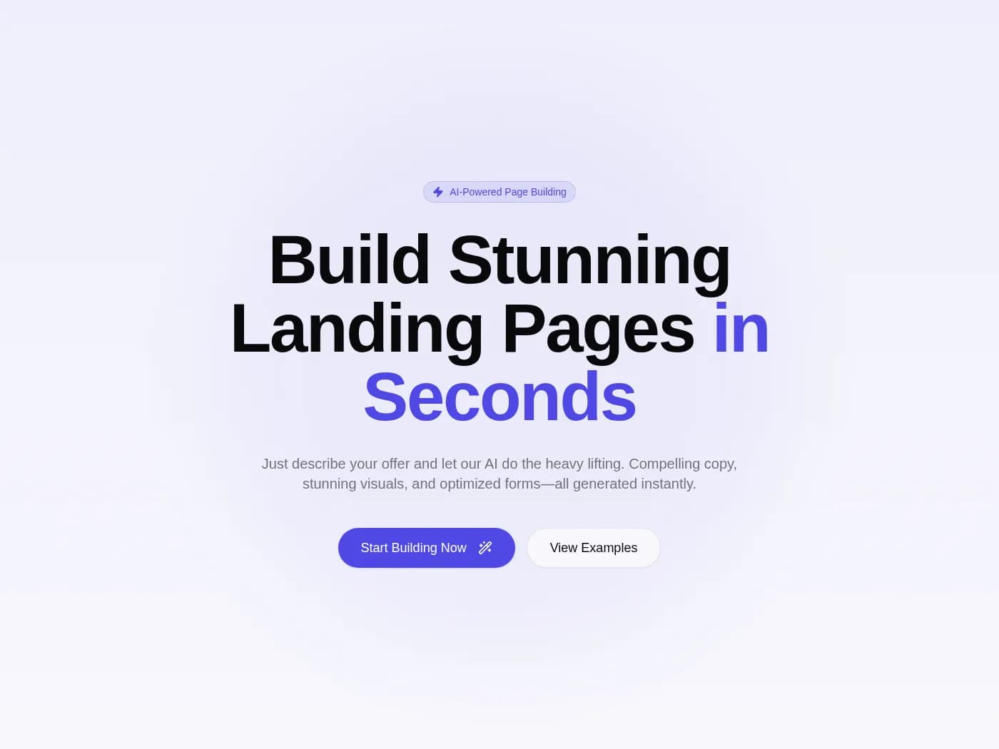 AI Landing Page Studio