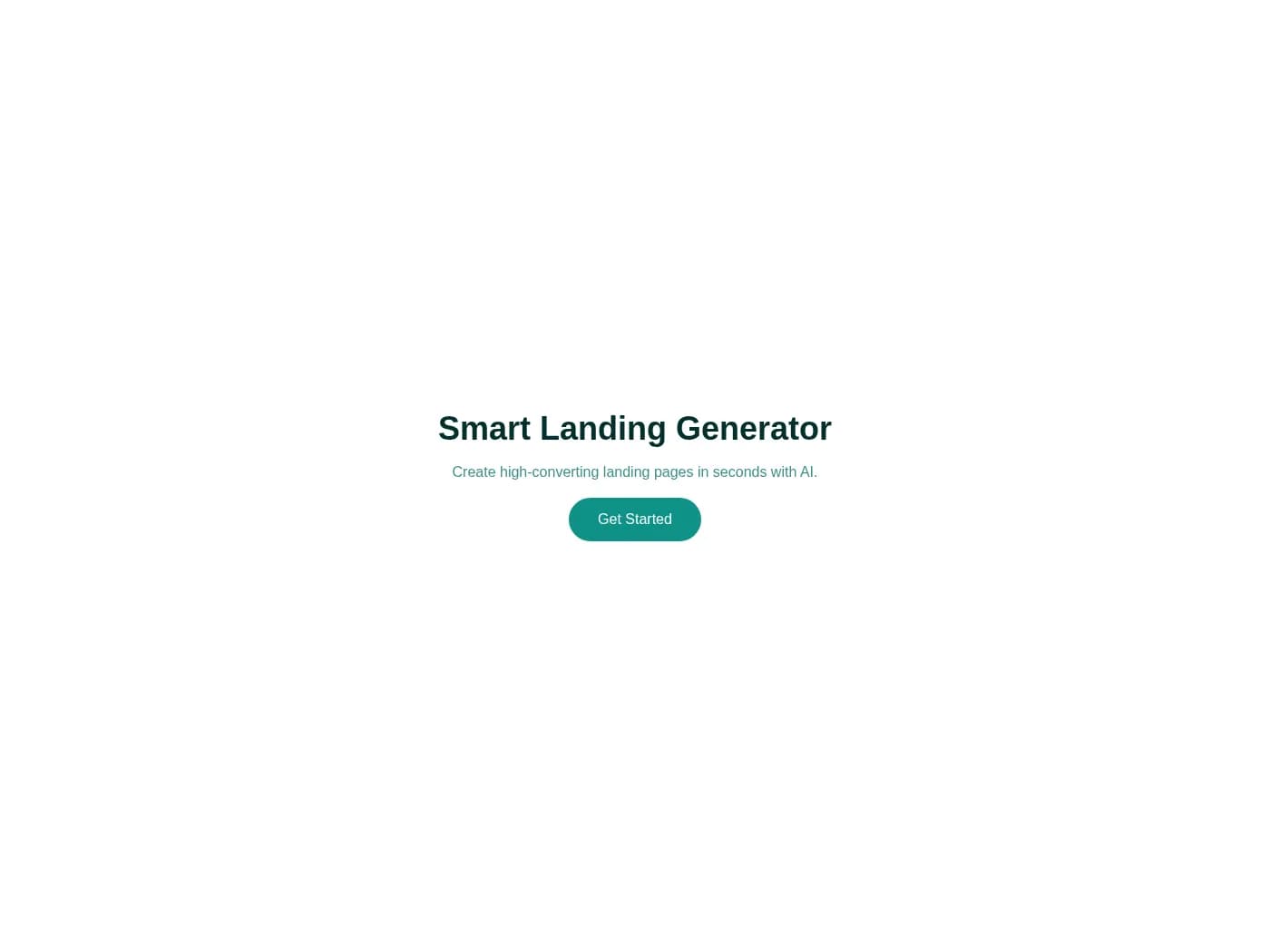 Smart Landing Generator