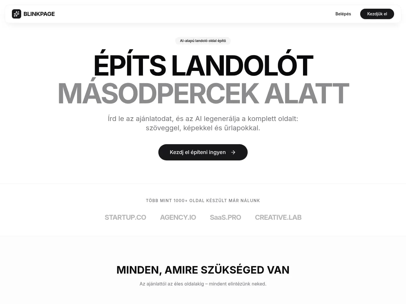 AI Landing Page Maker