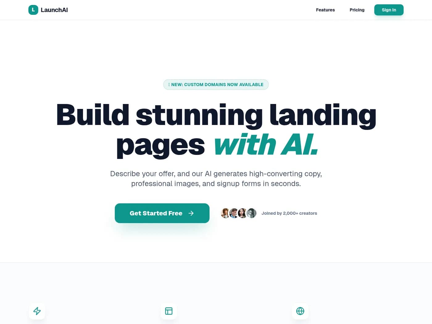 AI Landing Page Builder