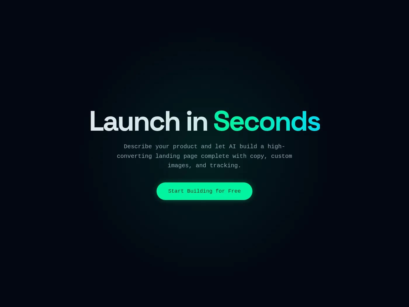 AI Landing Page Builder