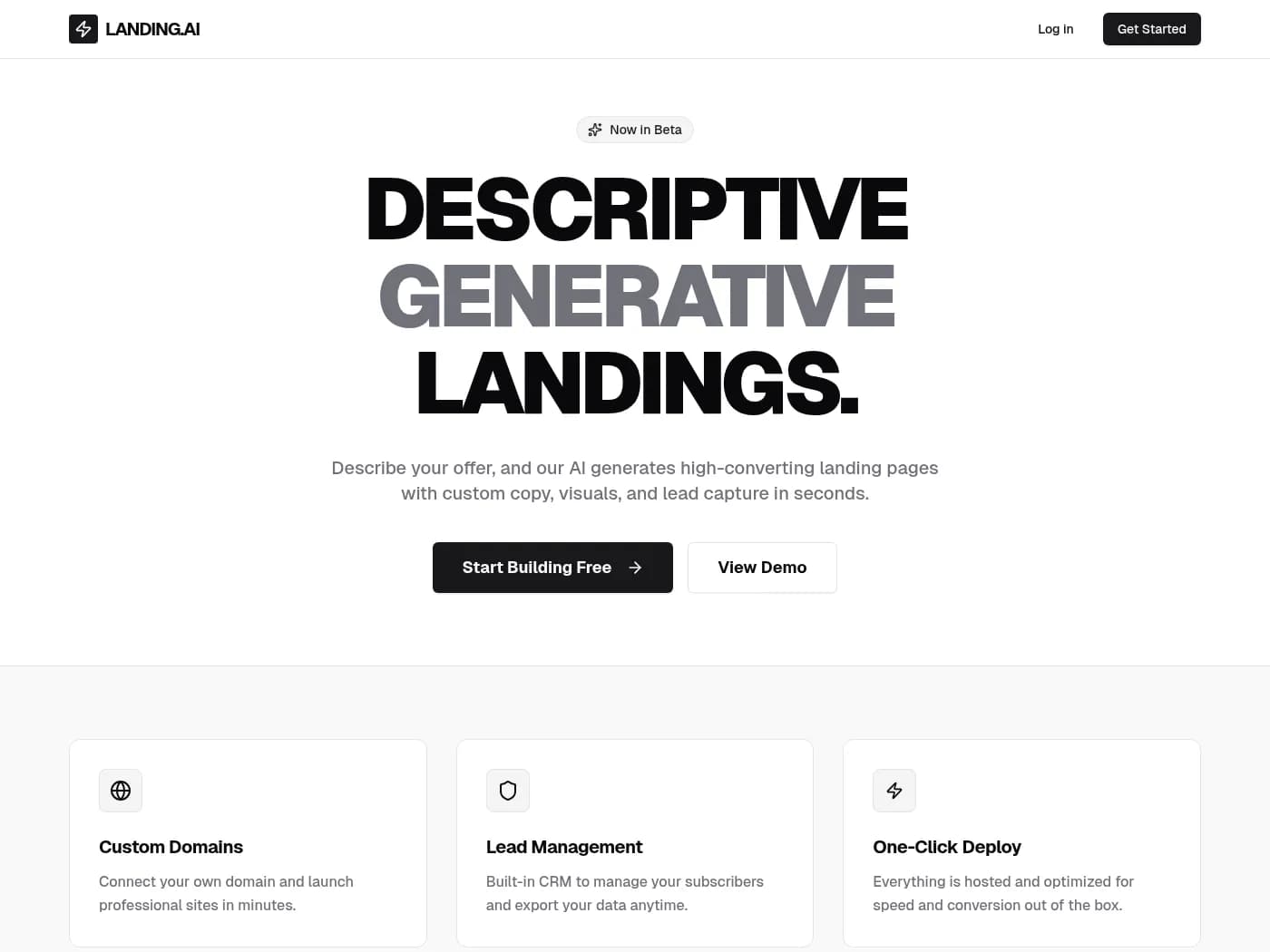 AI Landing Page Suite