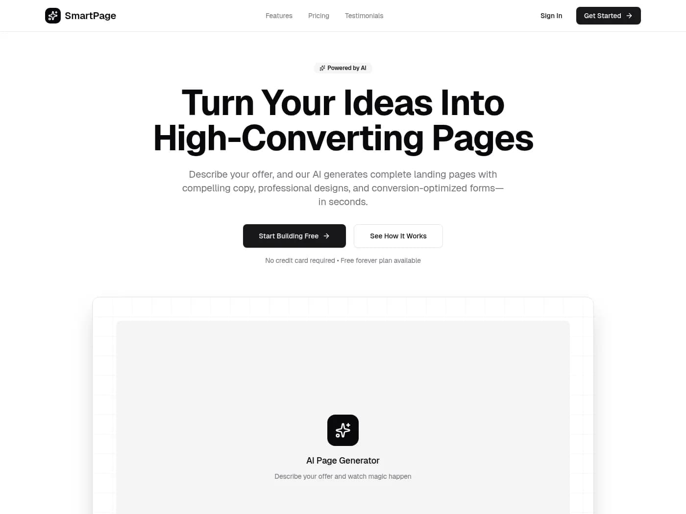 SmartPage AI Builder