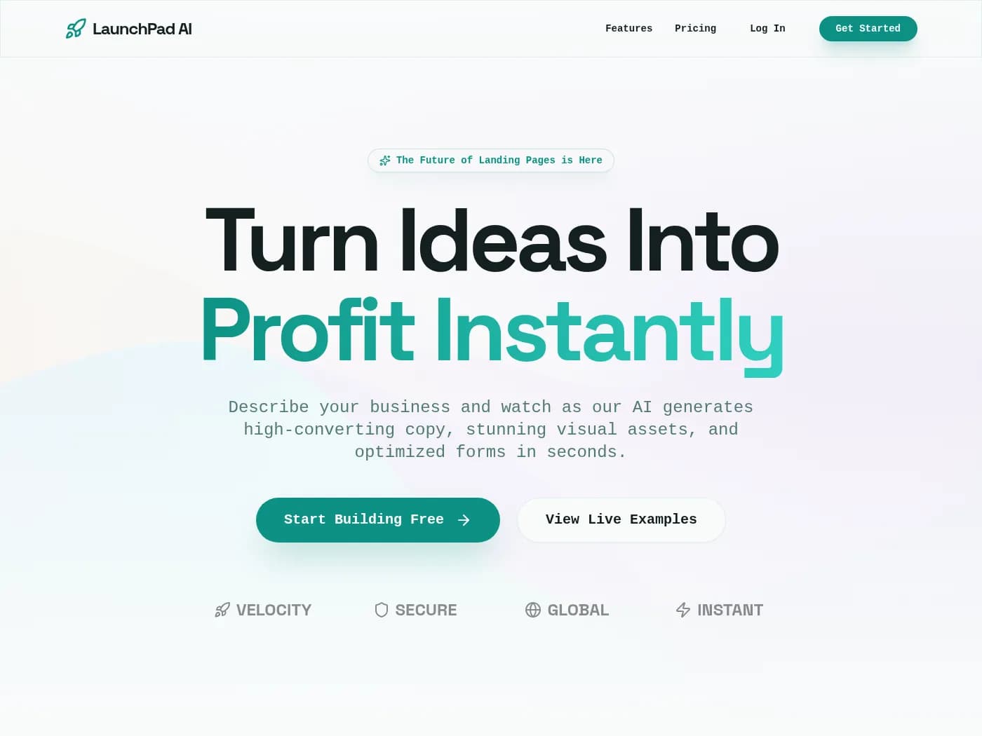AI Landing Page Builder