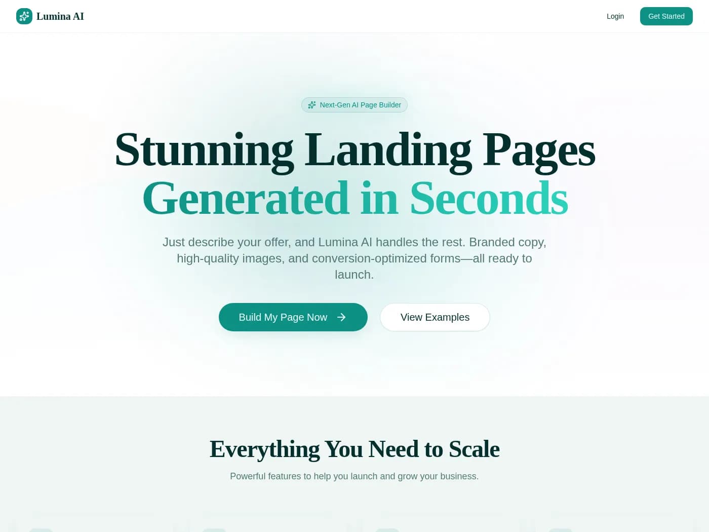 AI Landing Page Maker