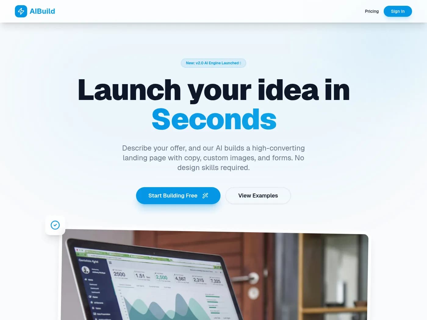 AIBuild Landing Pages