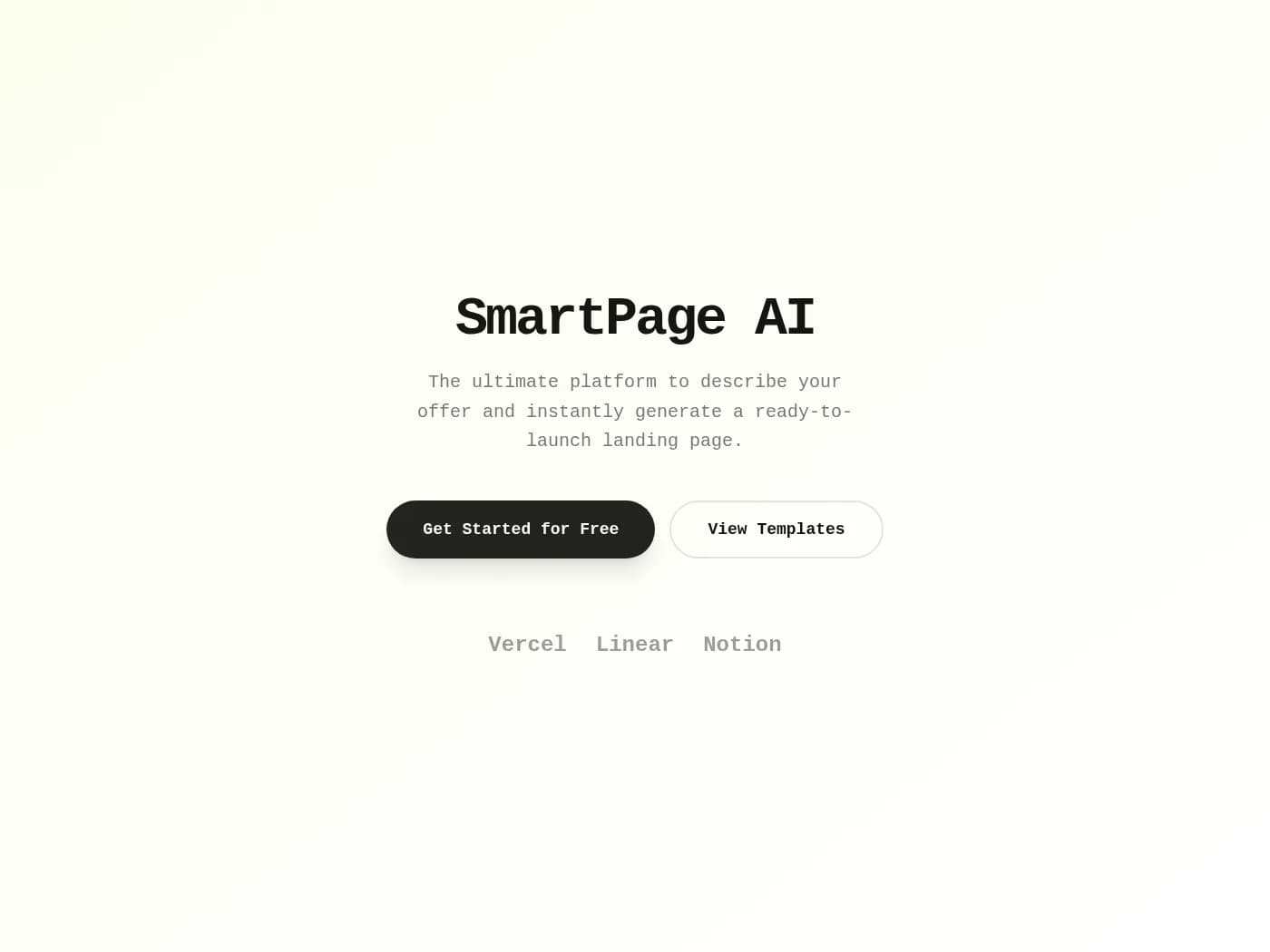 SmartPage AI Builder