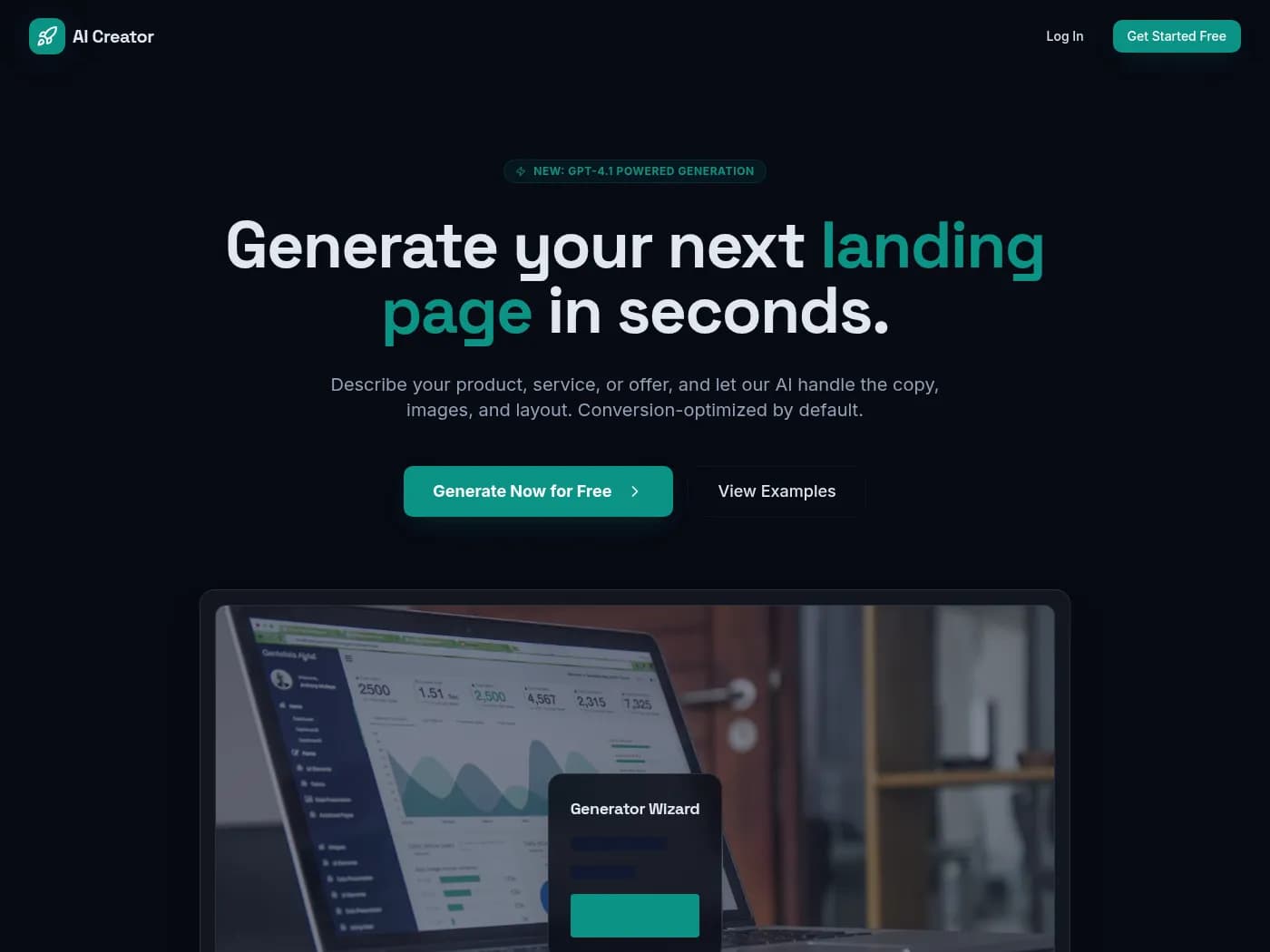 AI Landing Creator
