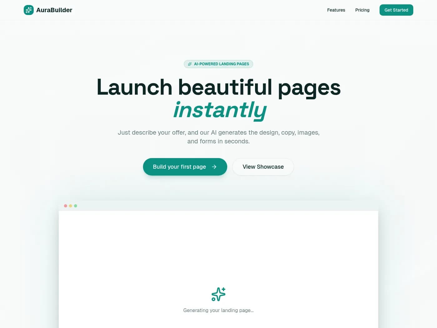 AI Landing Page Builder