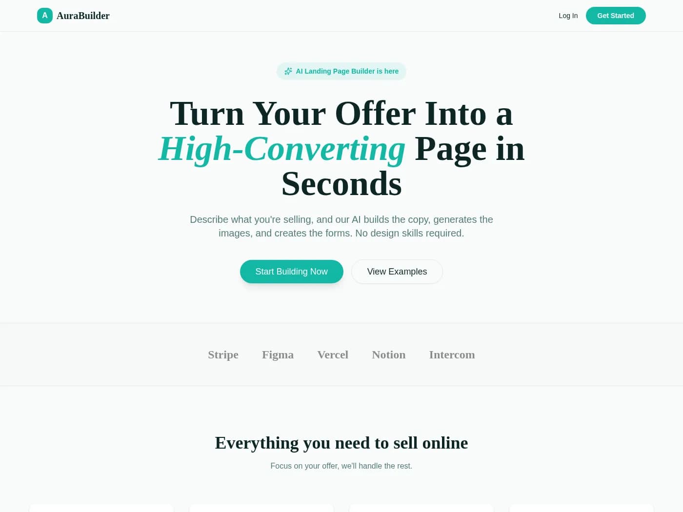 AI Landing Page Builder
