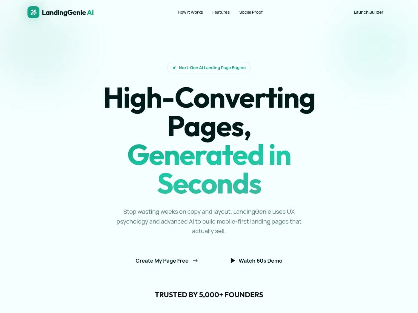 LandingGenie AI