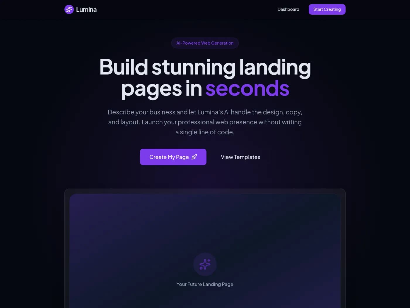 IA LandingPage Creator