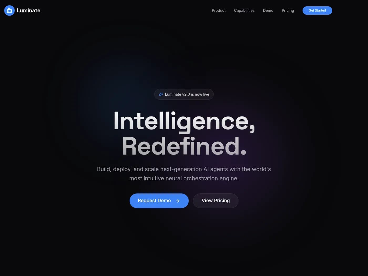 Luminate AI Landing