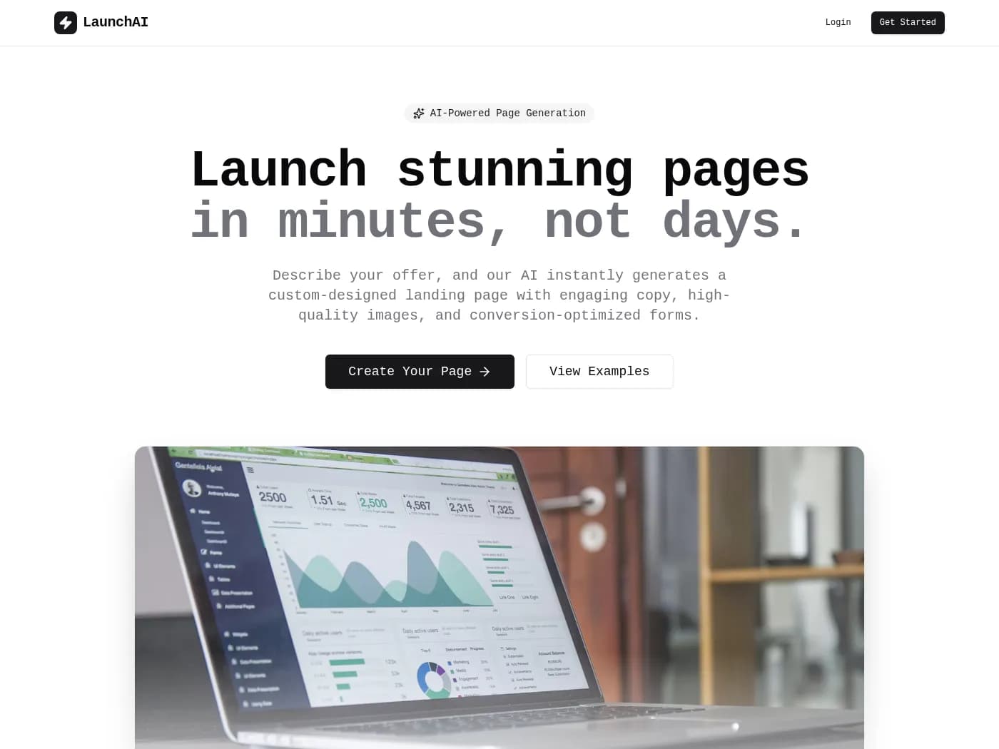 AI Landing Page Builder