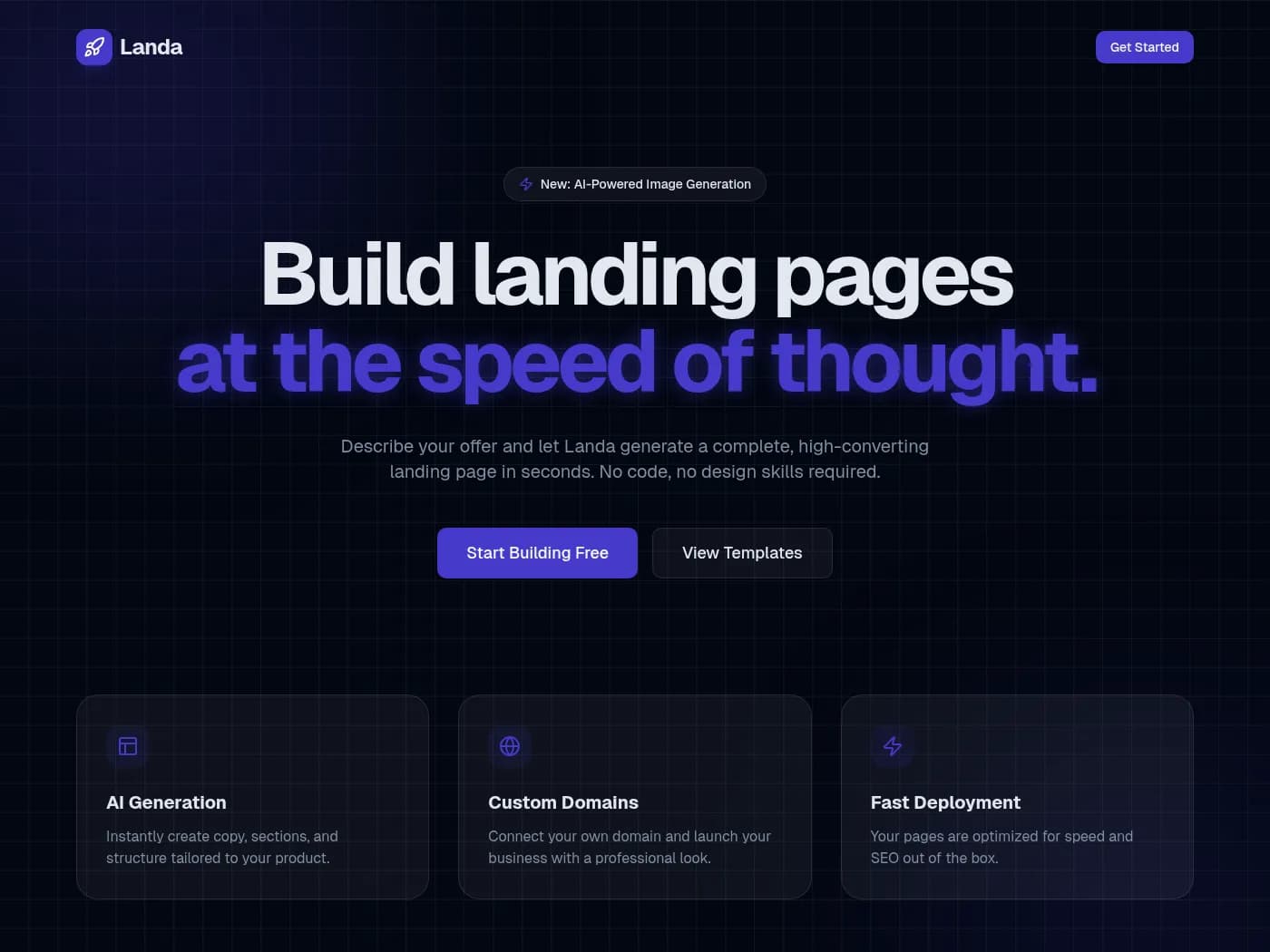 AI Landing Page Builder