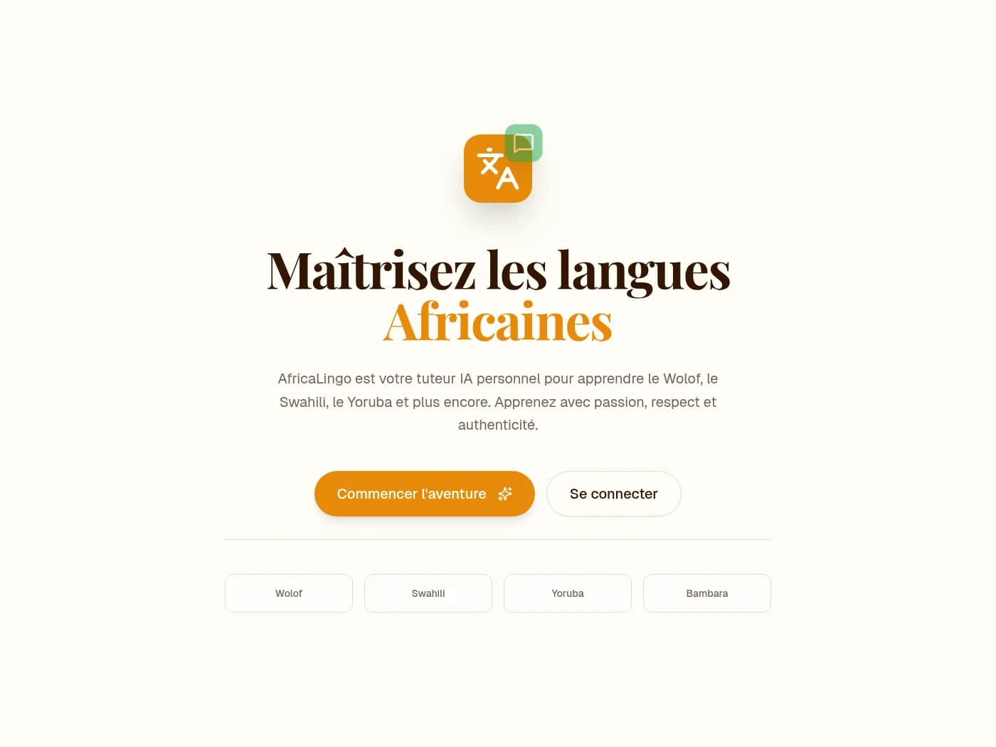 AfricaLingo AI Tutor