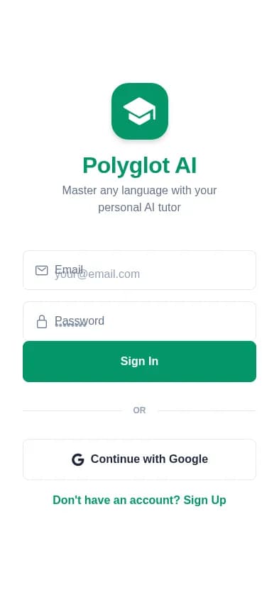 Polyglot AI Tutor