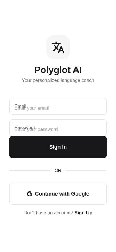 Polyglot AI Coach