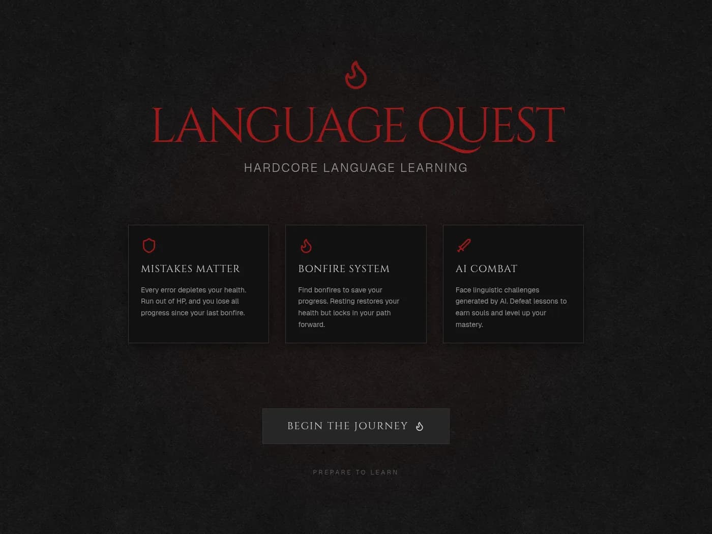 Dark Souls Language Quest