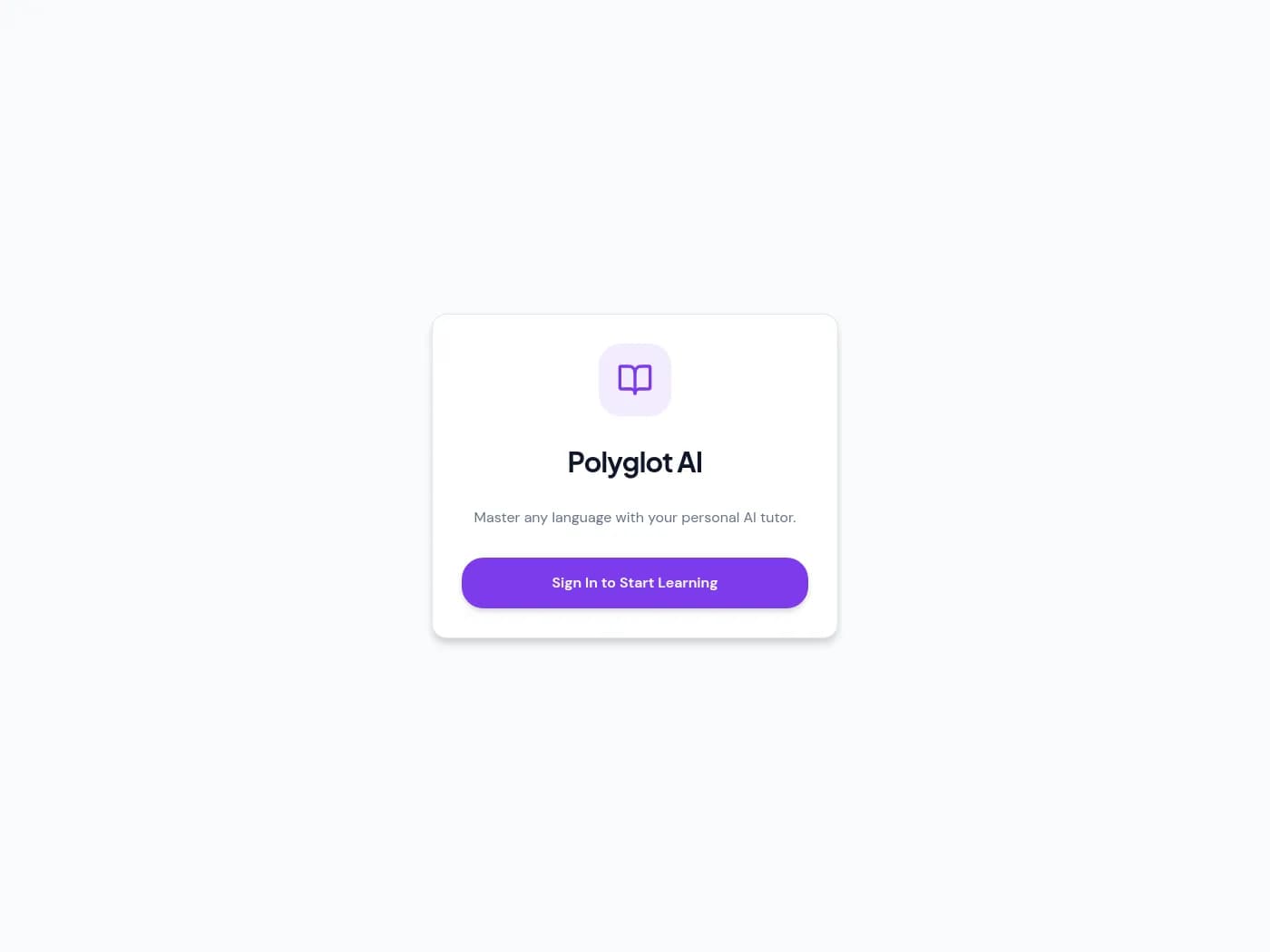 Polyglot AI Tutor