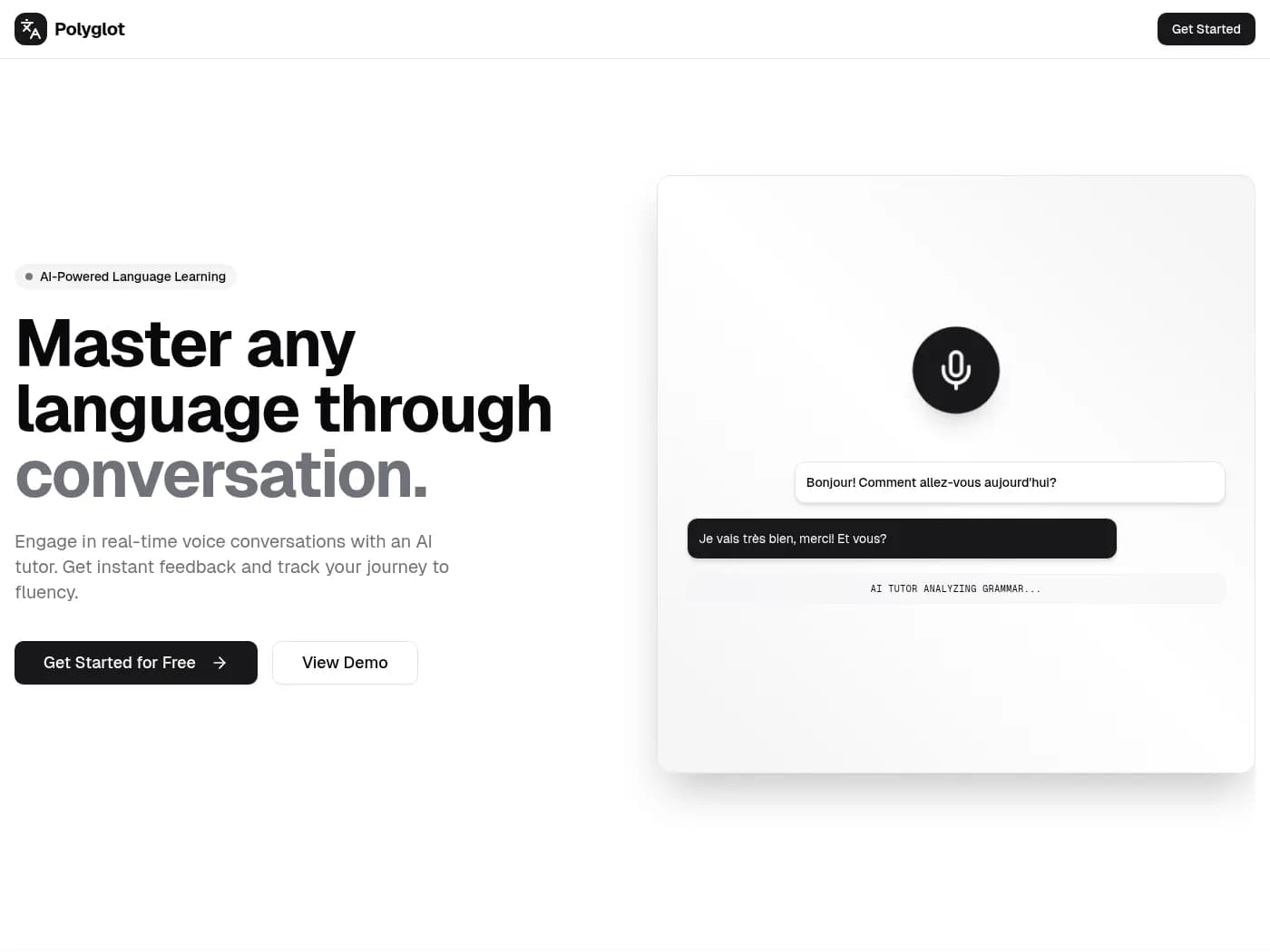 Polyglot Voice Tutor